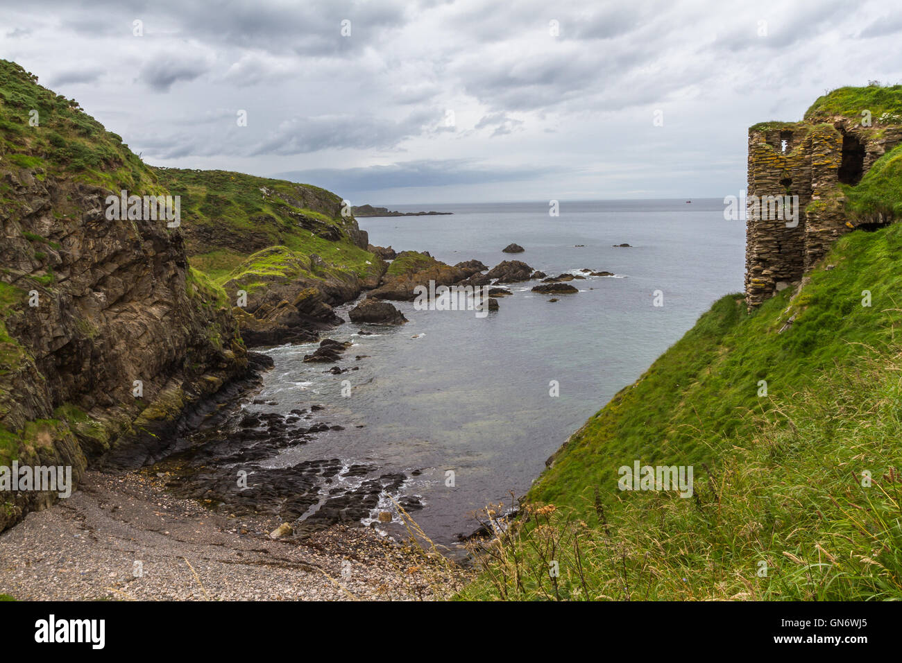 Findlater Castle, Cullen, Scotland Stock Photo - Alamy