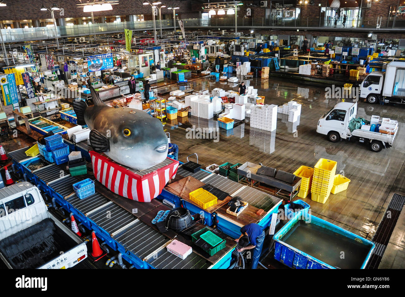 Karato Market, Shimonoseki, Japan Stock Photo - Alamy