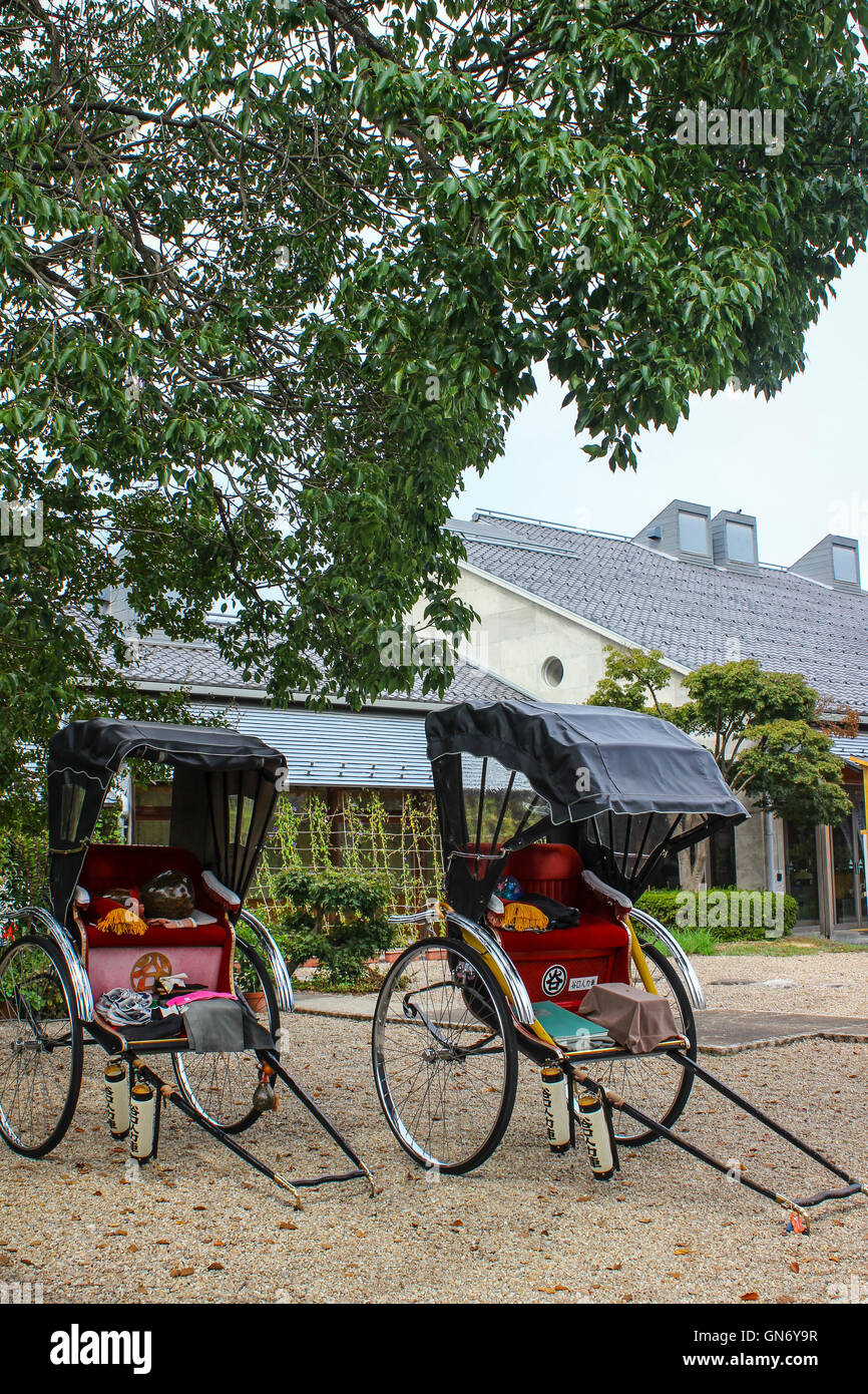 Rickshaw of Izushi Castle, Toyooka, Japan Stock Photo - Alamy