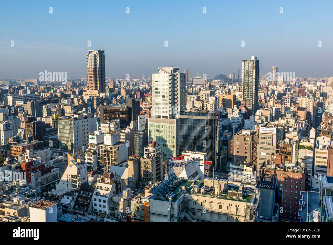 Overview of Osaka City, Asia, Japan Stock Photo - Alamy