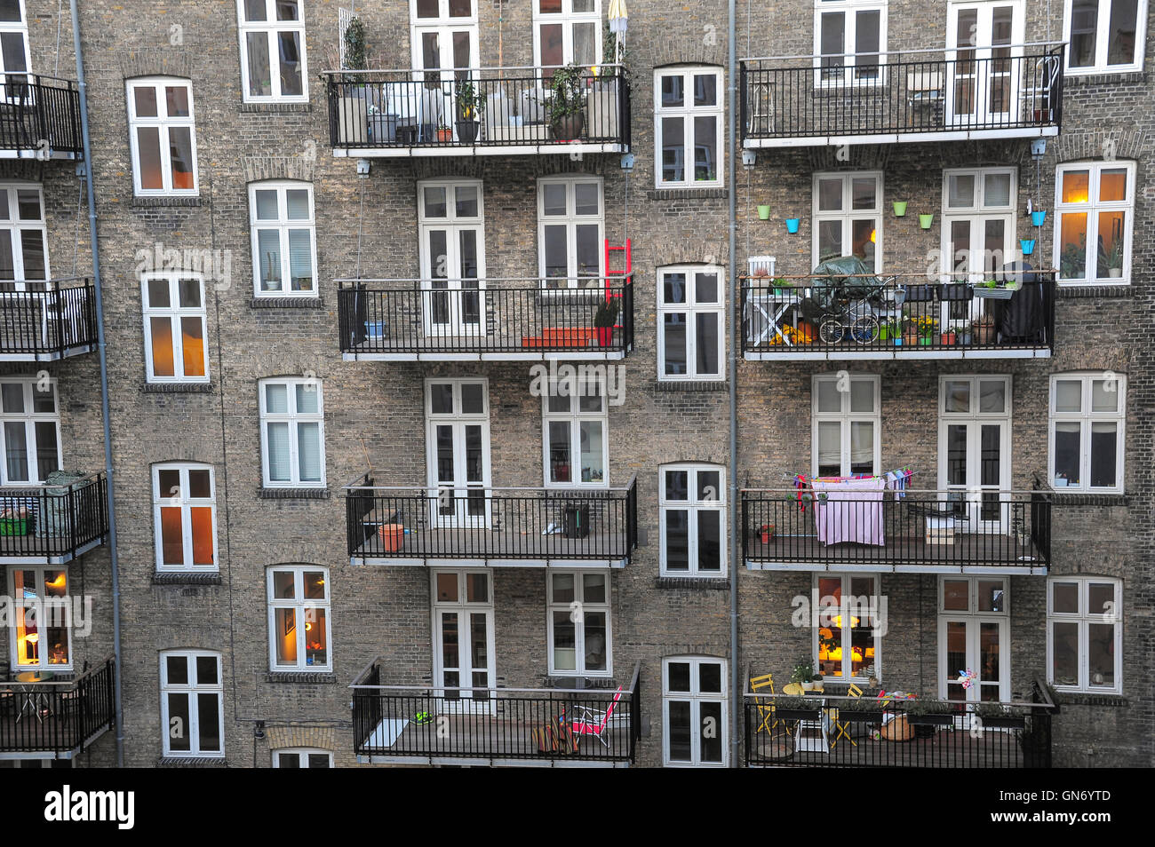 Windows on Buildings in Copenhagen, Denmark Stock Photo - Alamy
