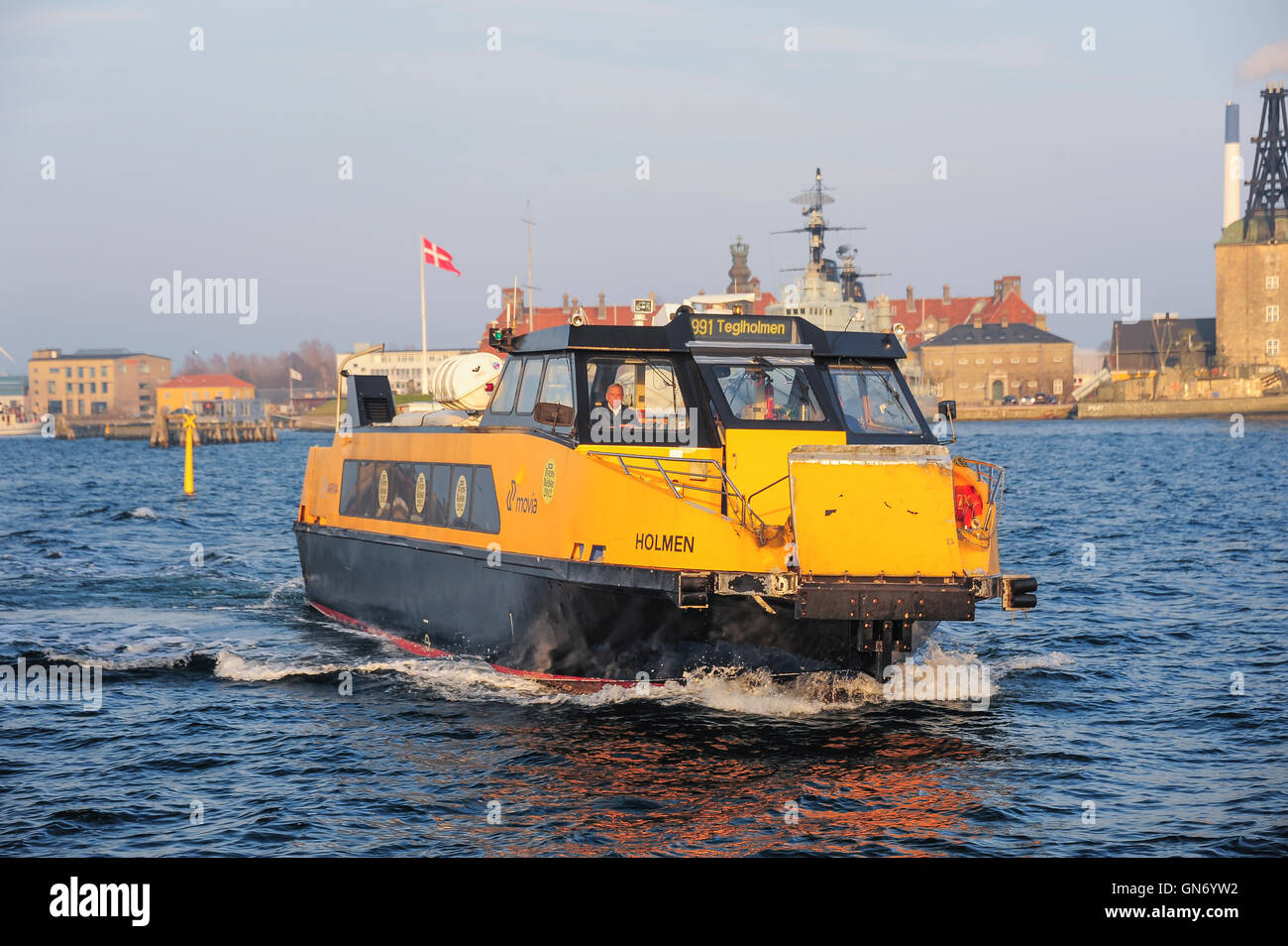 Copenhagen Ferry, Denmark Stock Photo - Alamy