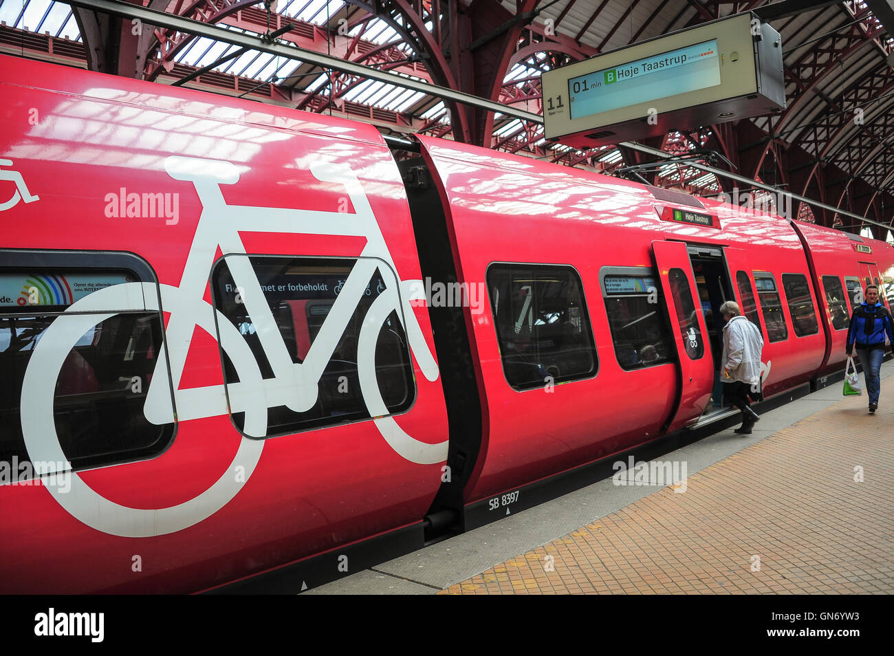 Commuter rail in copenhagen hi-res stock photography and images - Alamy