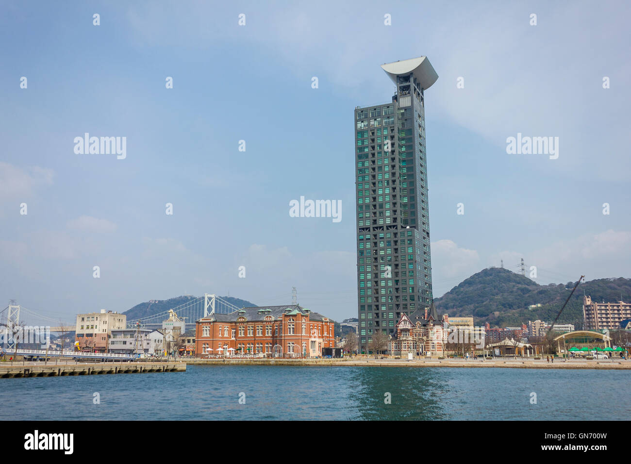 High rise building in Mojiko, Kitakyushu, Japan Stock Photo - Alamy