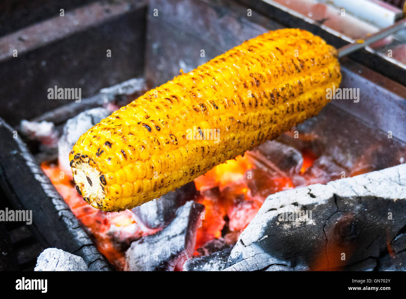 Grilled Corn, Taiwan Stock Photo - Alamy