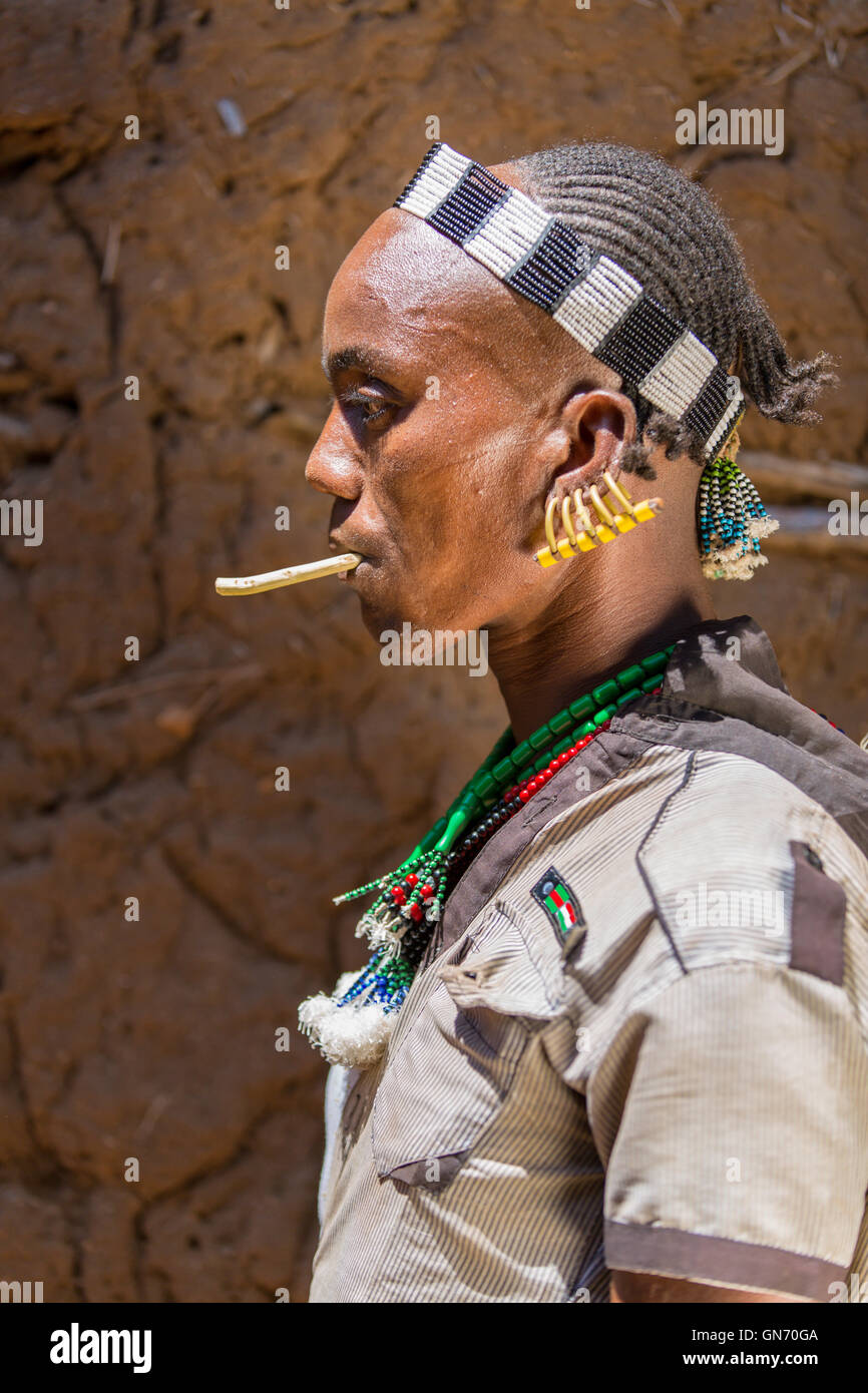 Portrait of Hamer tribe, Turmi, Omo Valley - Ethiopia Stock Photo - Alamy