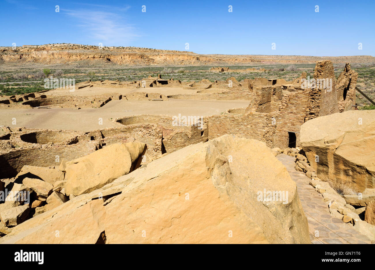 Chaco Culture National Historical Park Stock Photo - Alamy
