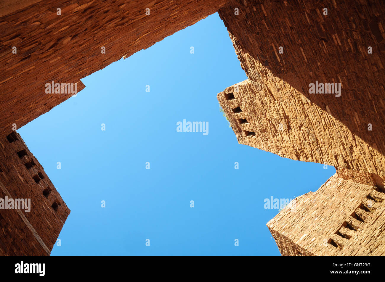 Quarai Ruins in Salinas Pueblo Missions National Monument Stock Photo ...