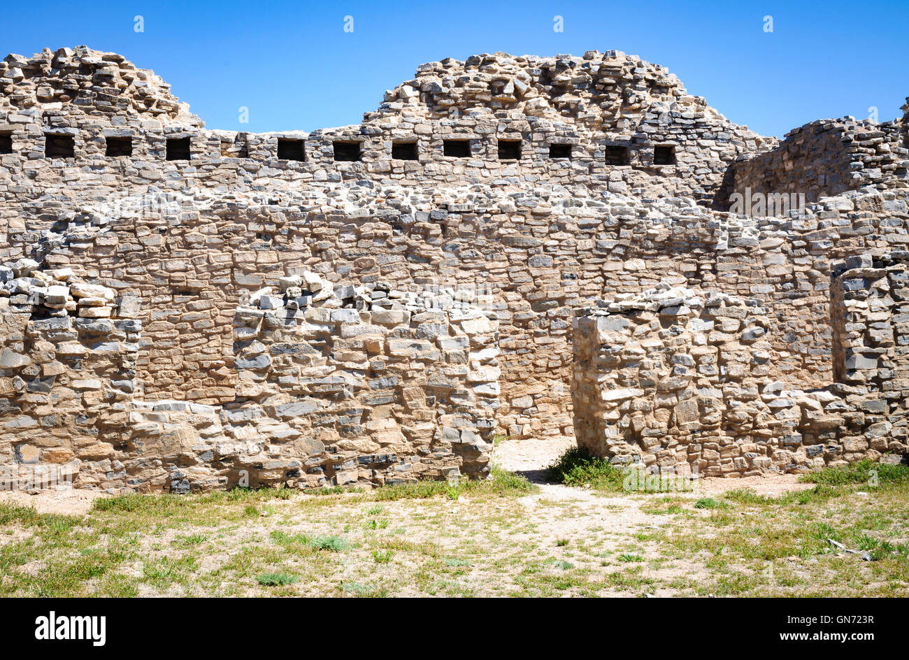Gran Quivira Ruins at Salinas Pueblo Missions National Monument Stock ...