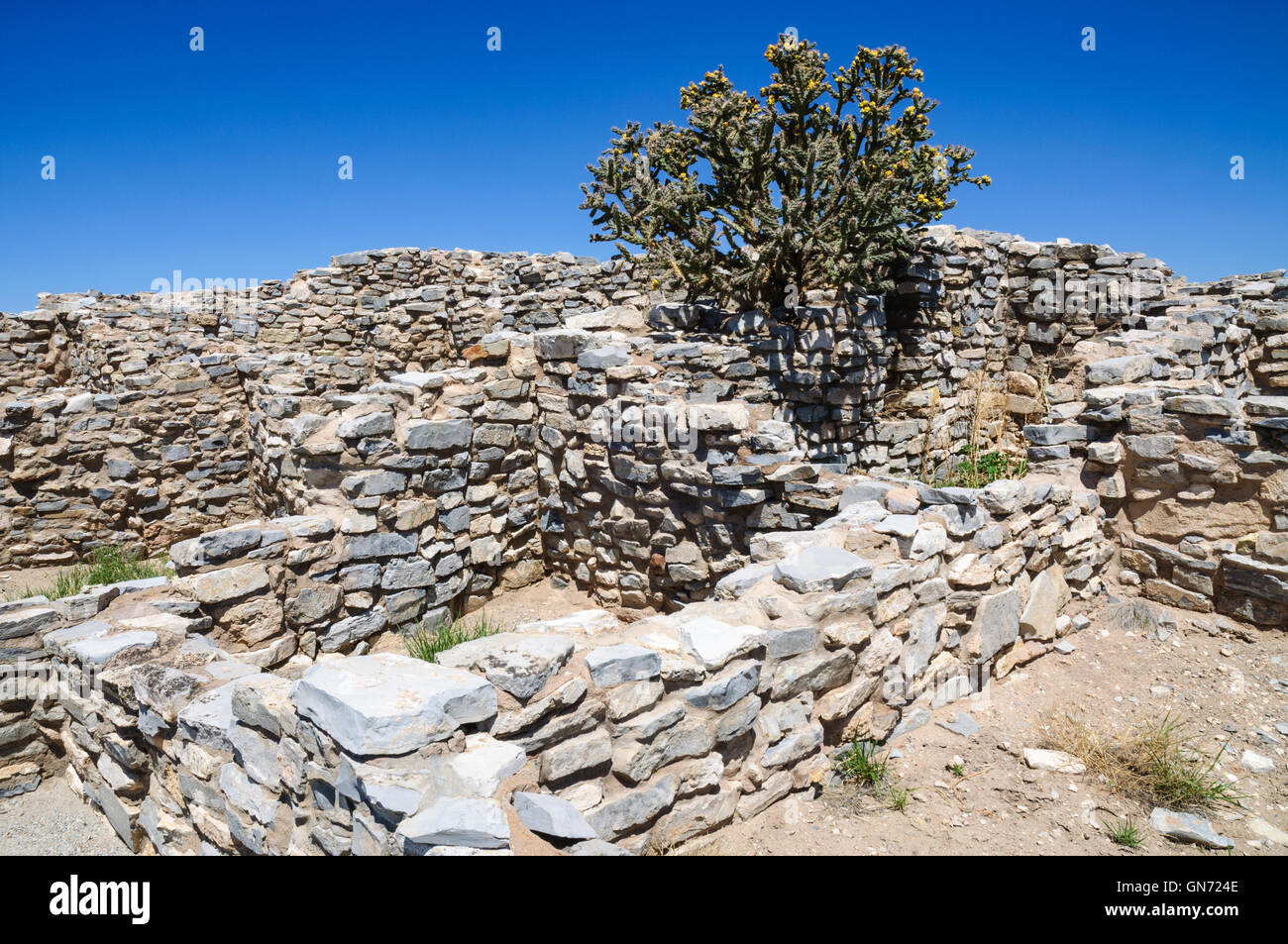 Gran Quivira Ruins at Salinas Pueblo Missions National Monument Stock ...