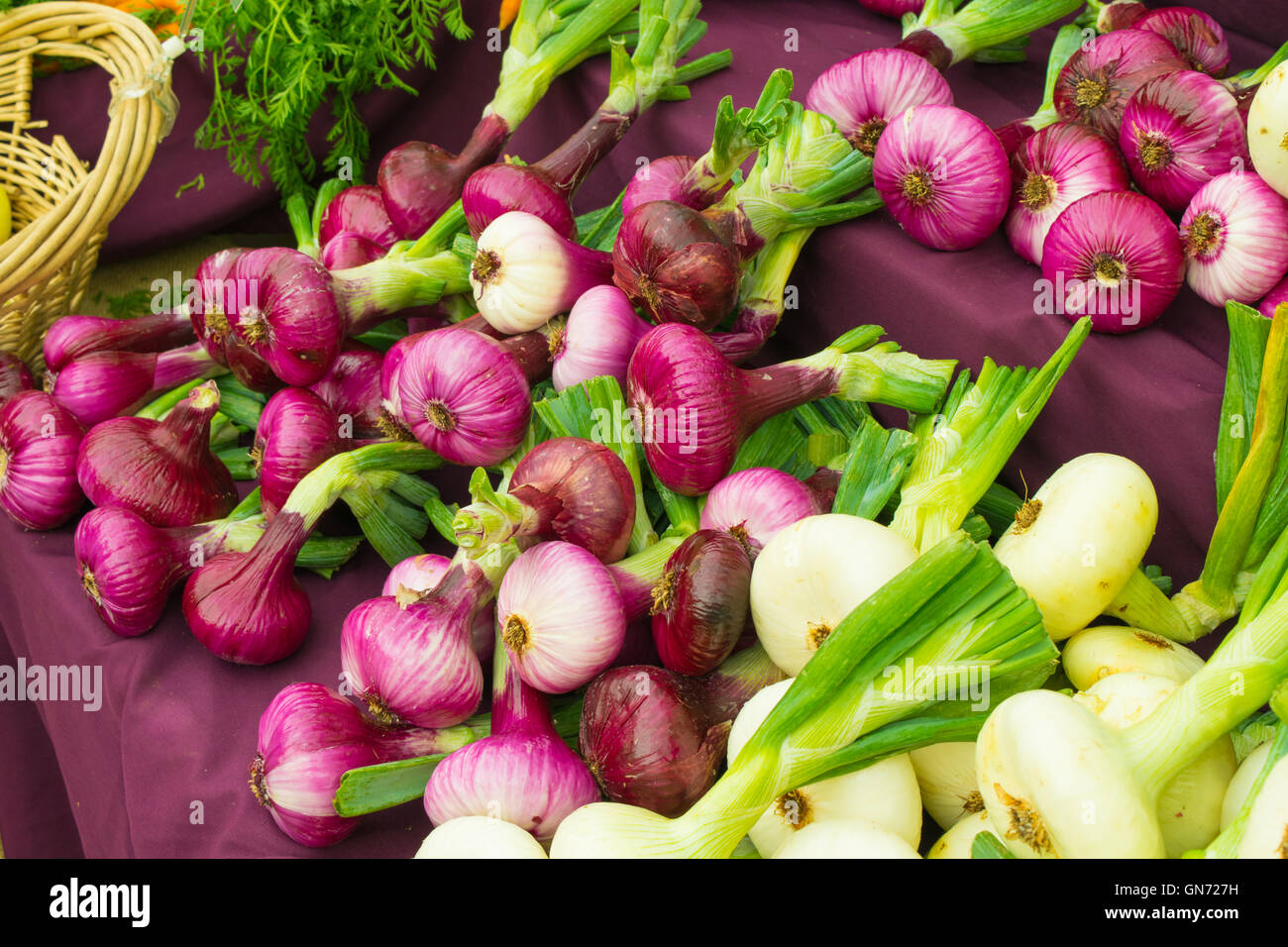 Onion produce hi-res stock photography and images - Alamy