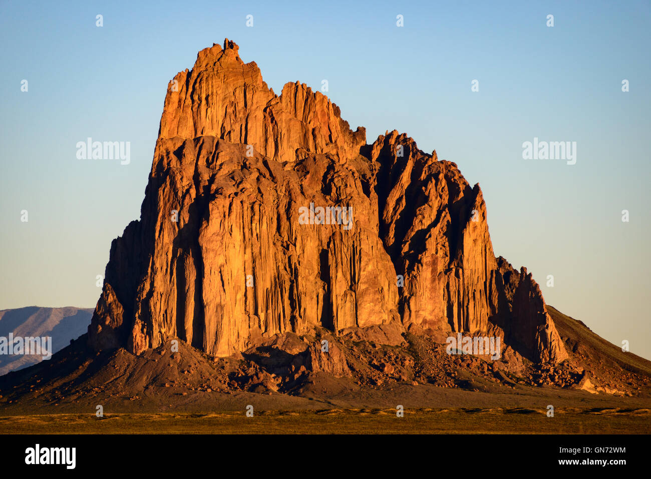 Shiprock Stock Photo - Alamy
