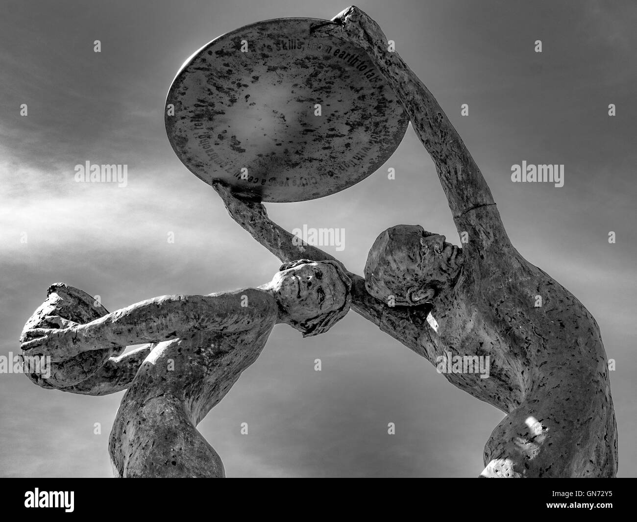 Ray of Light statue, Hanley, Stoke on Trent Stock Photo - Alamy