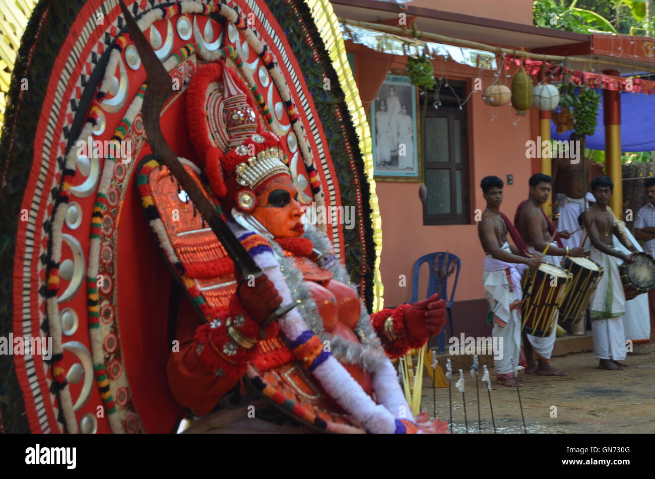 Theyyam-it is a ritual dance popular in north Kerala or the erstwhile ...