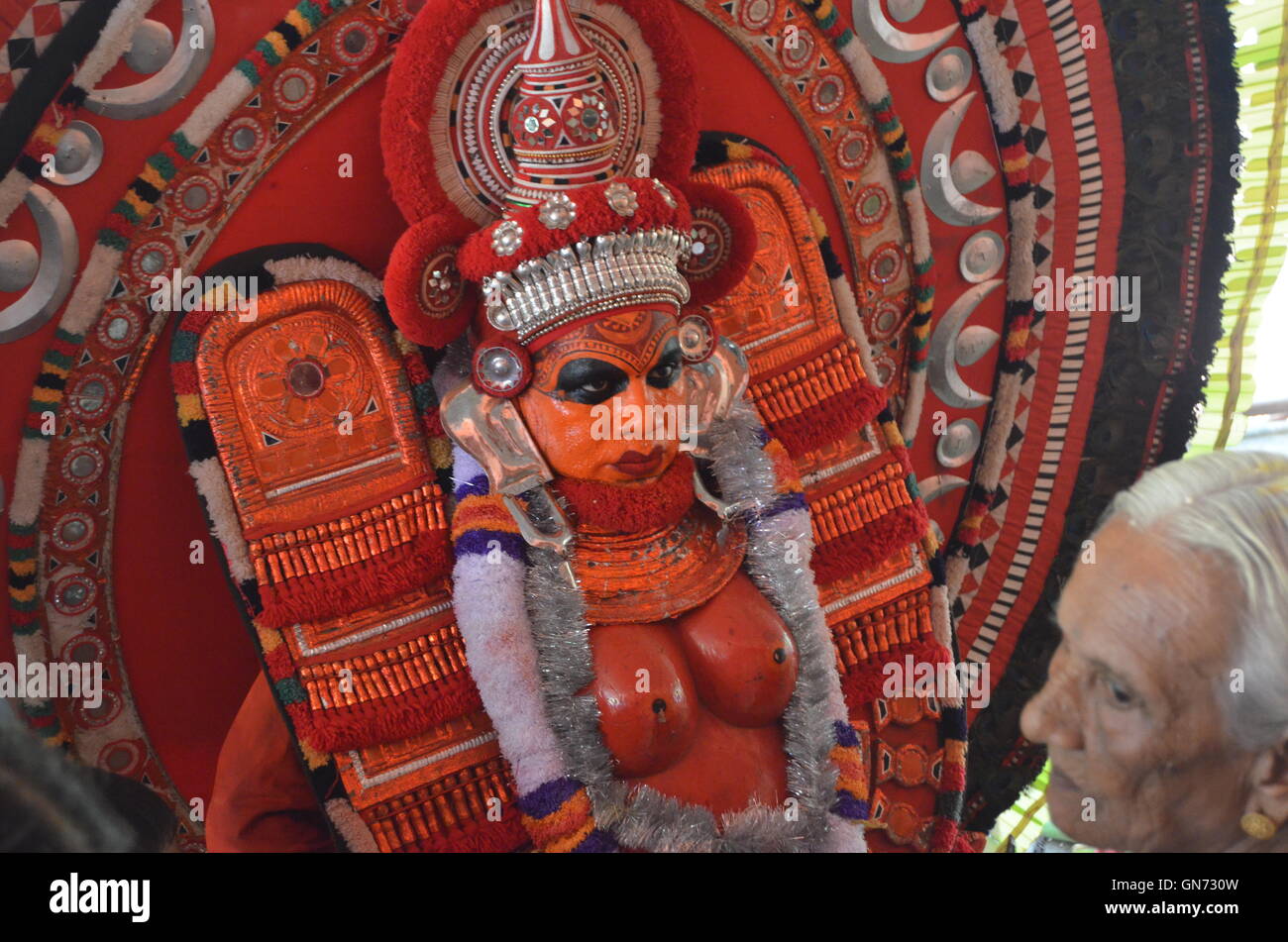 Theyyam-it is a ritual dance popular in north Kerala or the erstwhile ...
