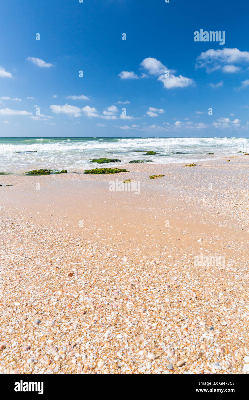 Blue sea wave sandy hi-res stock photography and images - Alamy