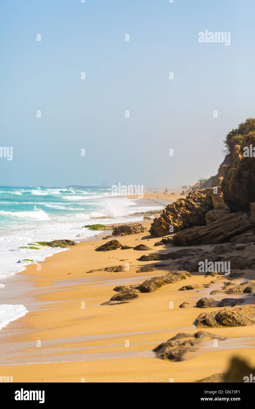 Blue sea wave sandy hi-res stock photography and images - Alamy