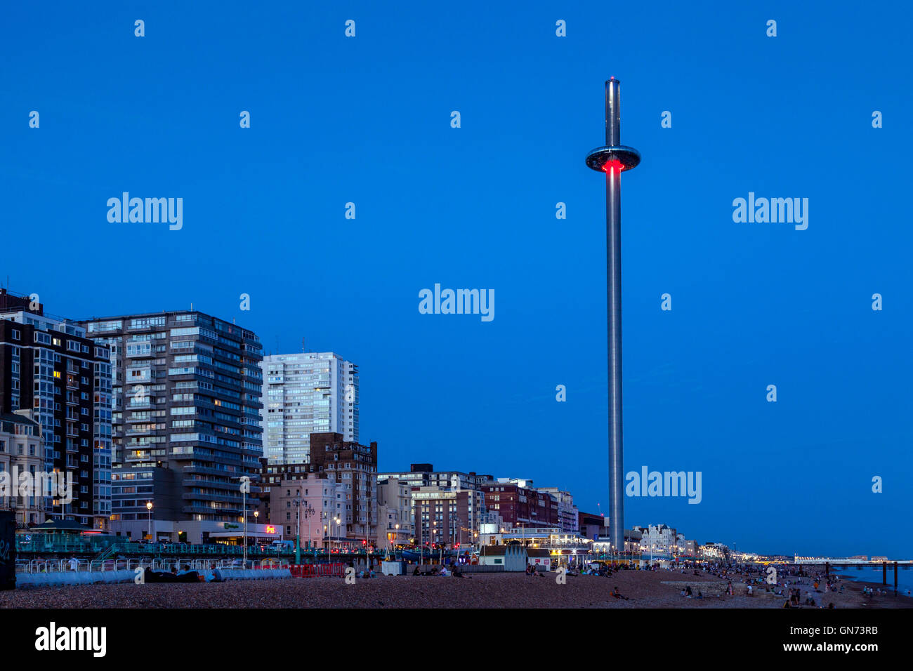 Brighton Beach and The British Airways i360 Observation Tower, Brighton ...