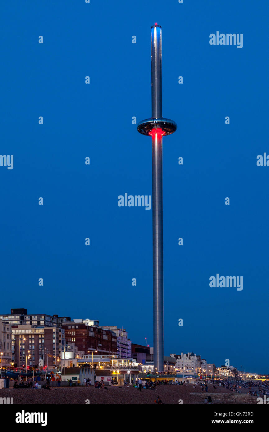 Brighton Beach and The British Airways i360 Observation Tower, Brighton ...
