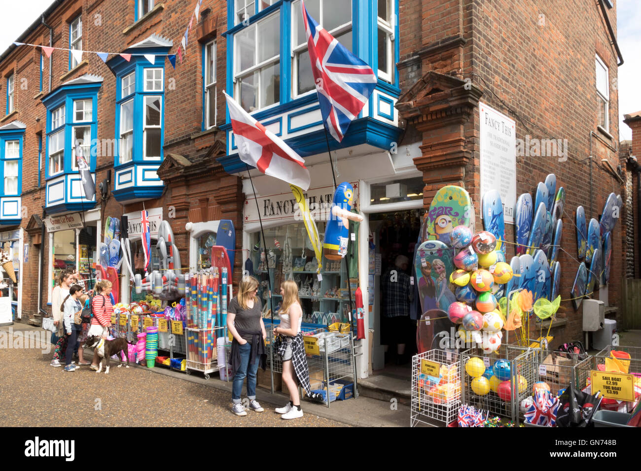 Seaside shops at Cromer on Norfolk's northern coast Stock Photo - Alamy