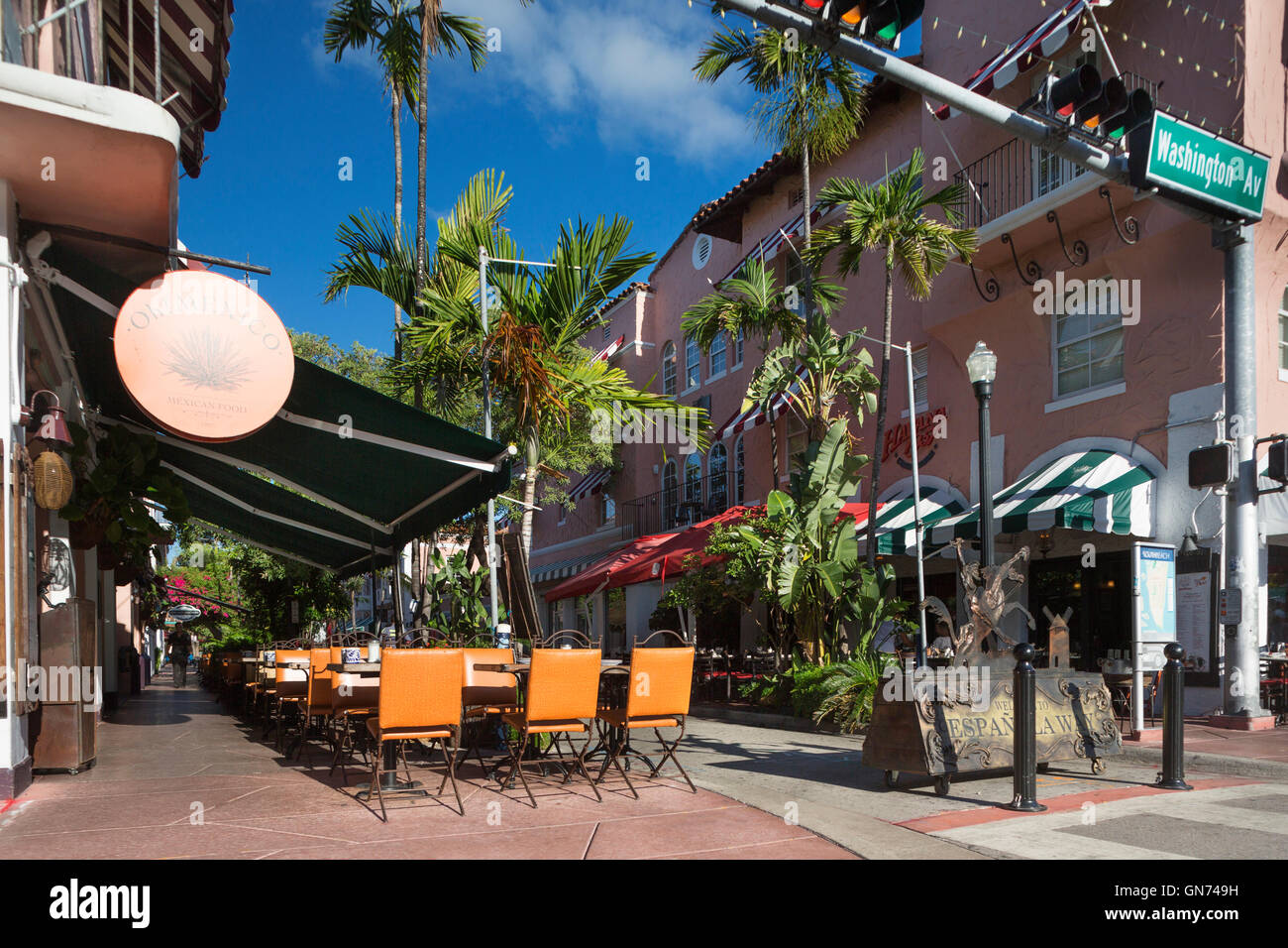 Espanola Way Miami Beach Florida High Resolution Stock Photography and ...