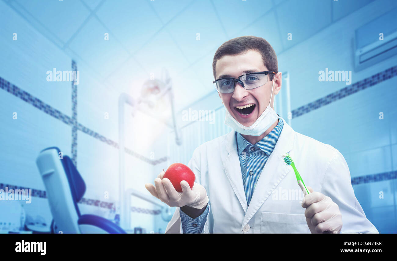 Young dentist portrait Stock Photo - Alamy