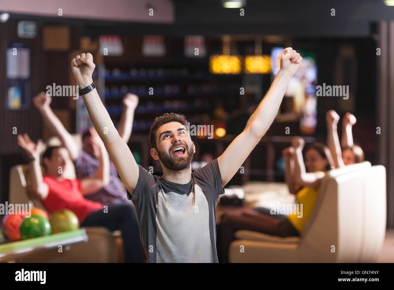 Ball hit man face hi-res stock photography and images - Alamy