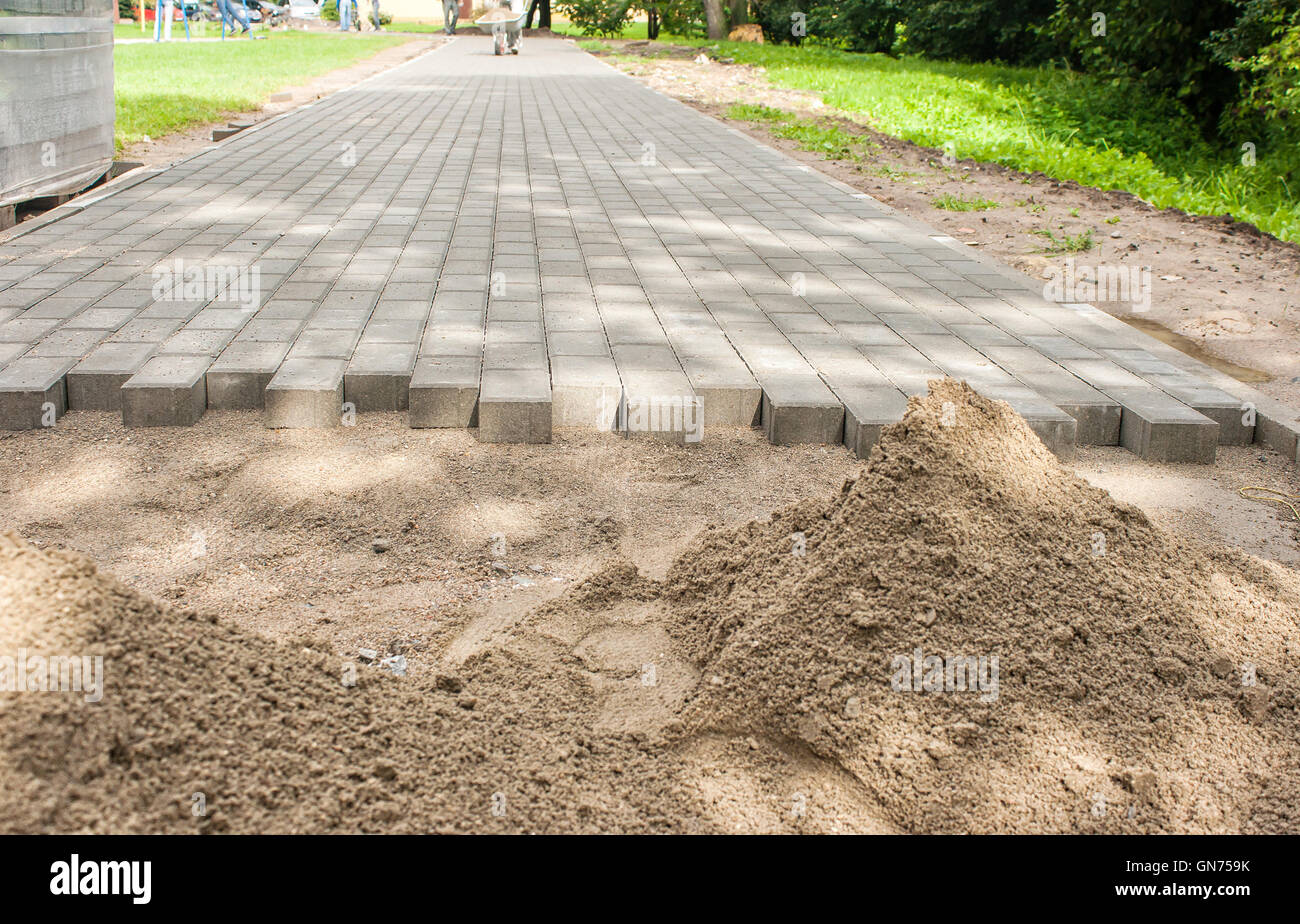 Pavement construction hi-res stock photography and images - Alamy