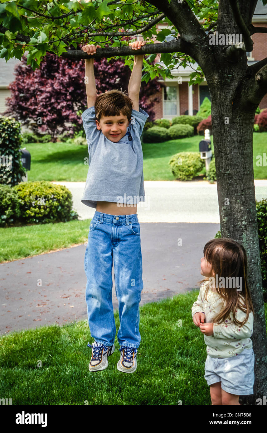 Children at play, having good time fun Stock Photo - Alamy