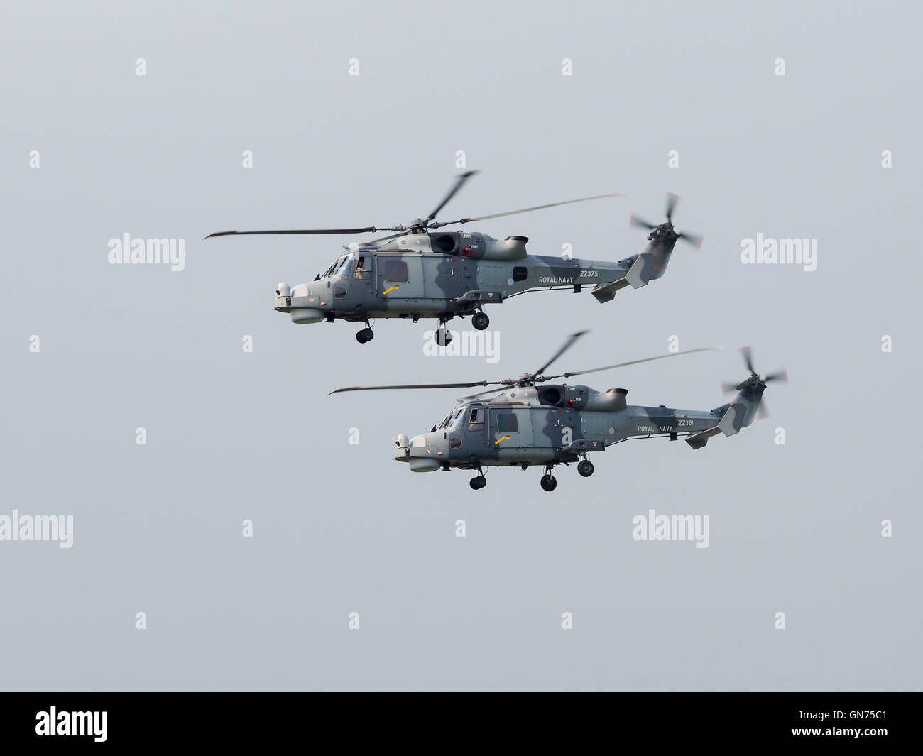 Royal navy helicopter display hi-res stock photography and images - Alamy