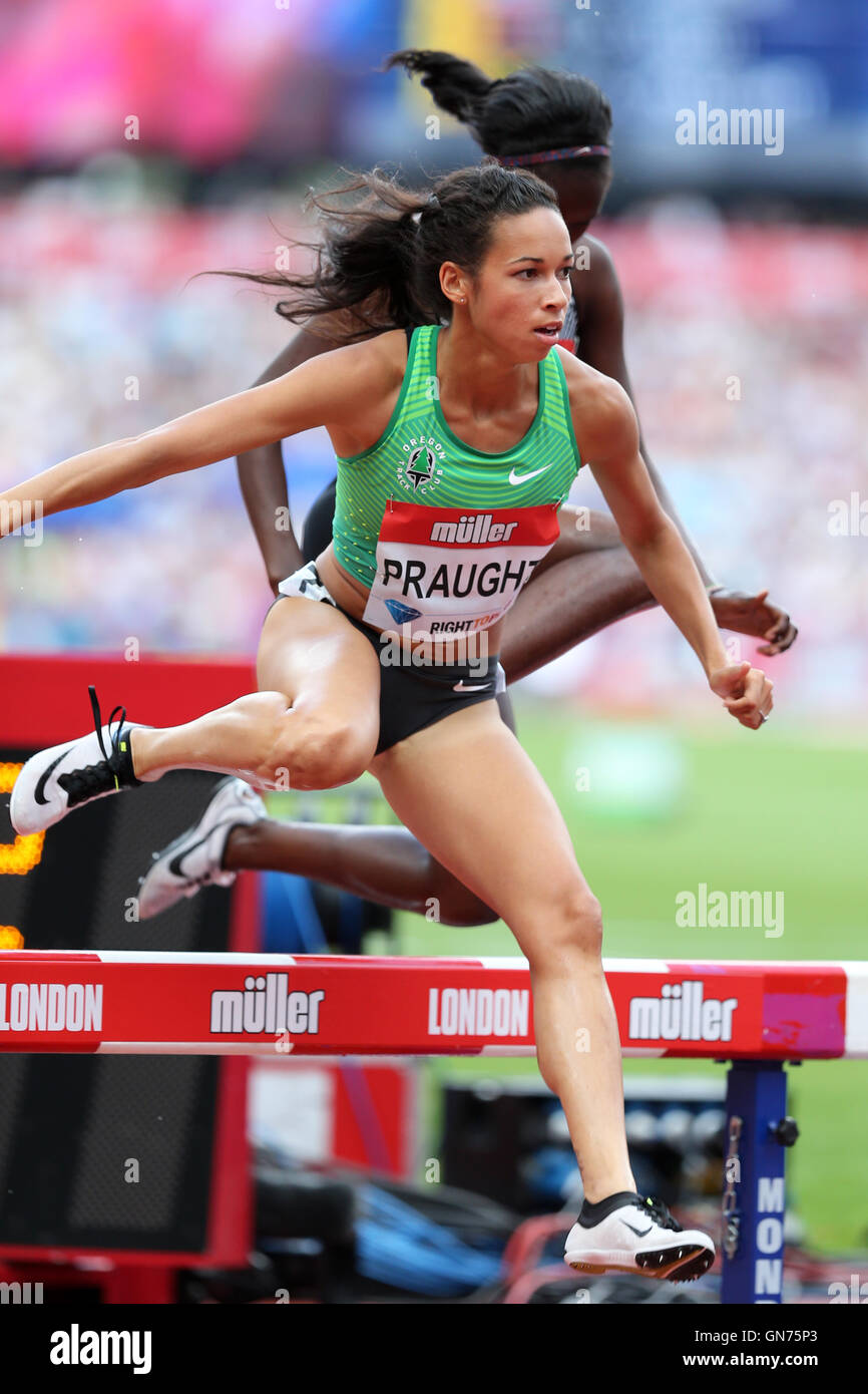 Aisha PRAUGHT competing in the Women's 3000m Steeplechase, IAAF Diamond ...