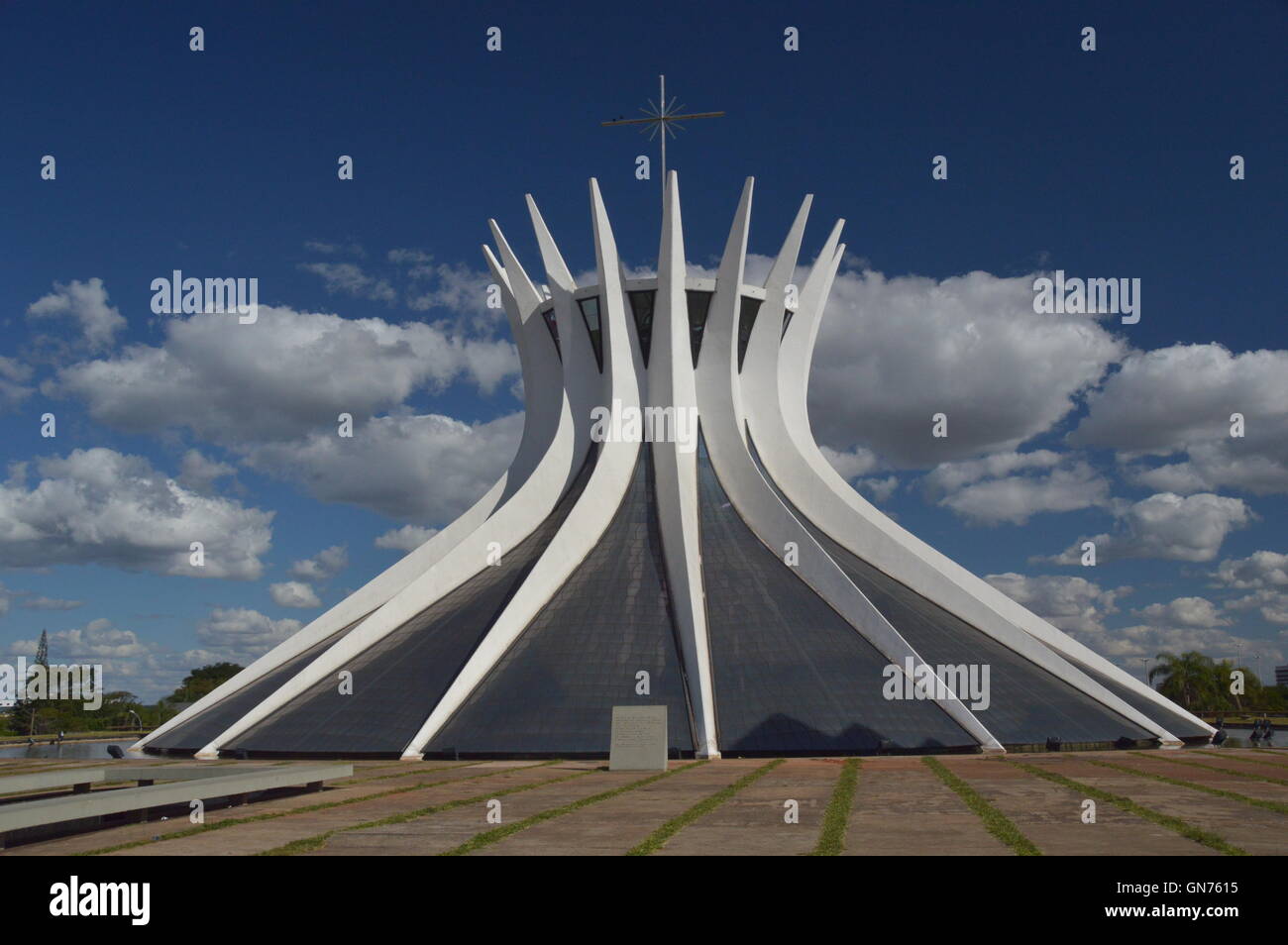 Metropolitan Cathedral of Our Lady of Aparecida in Brasilia capital of ...