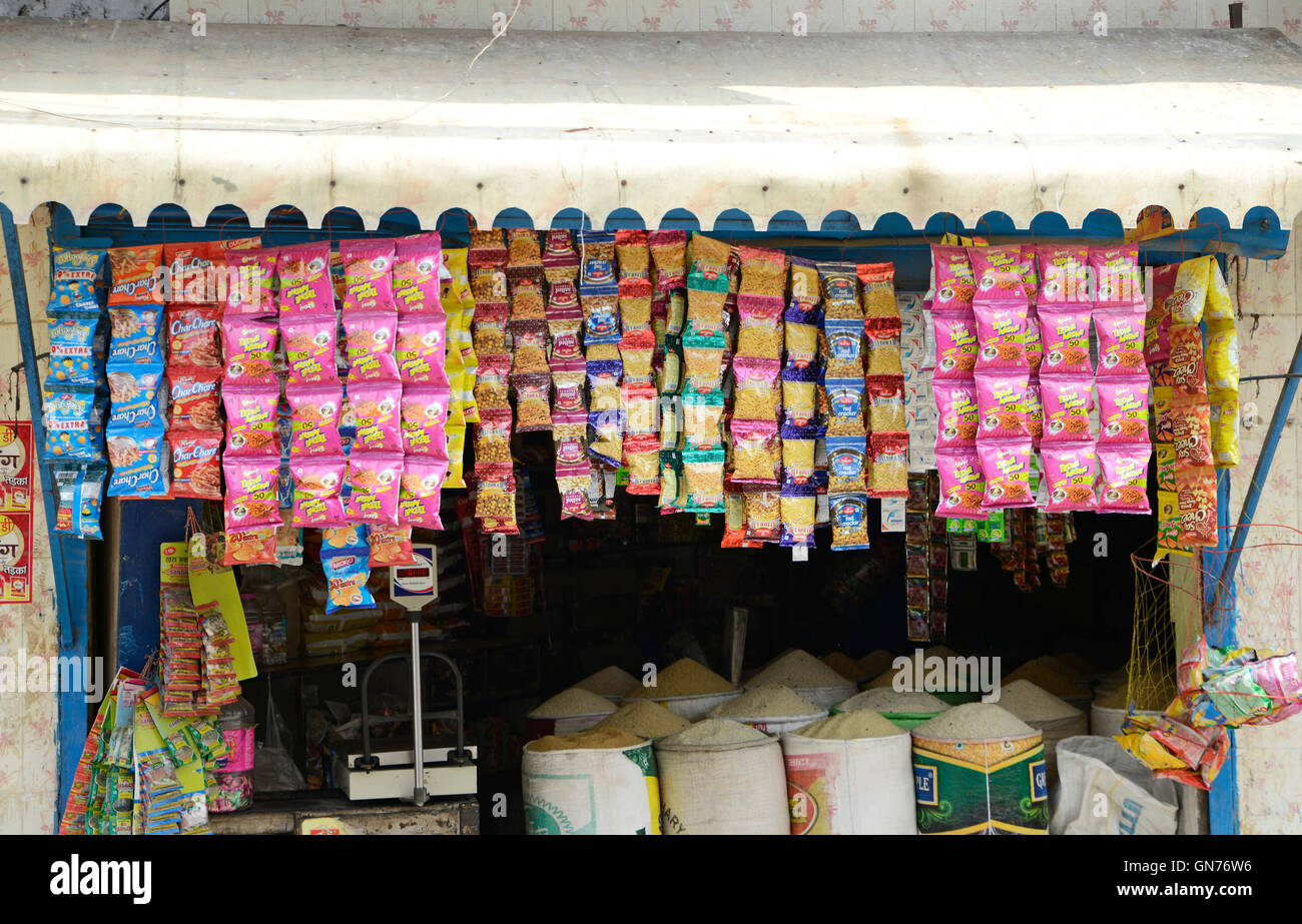 Indian Grocery shop Stock Photo - Alamy