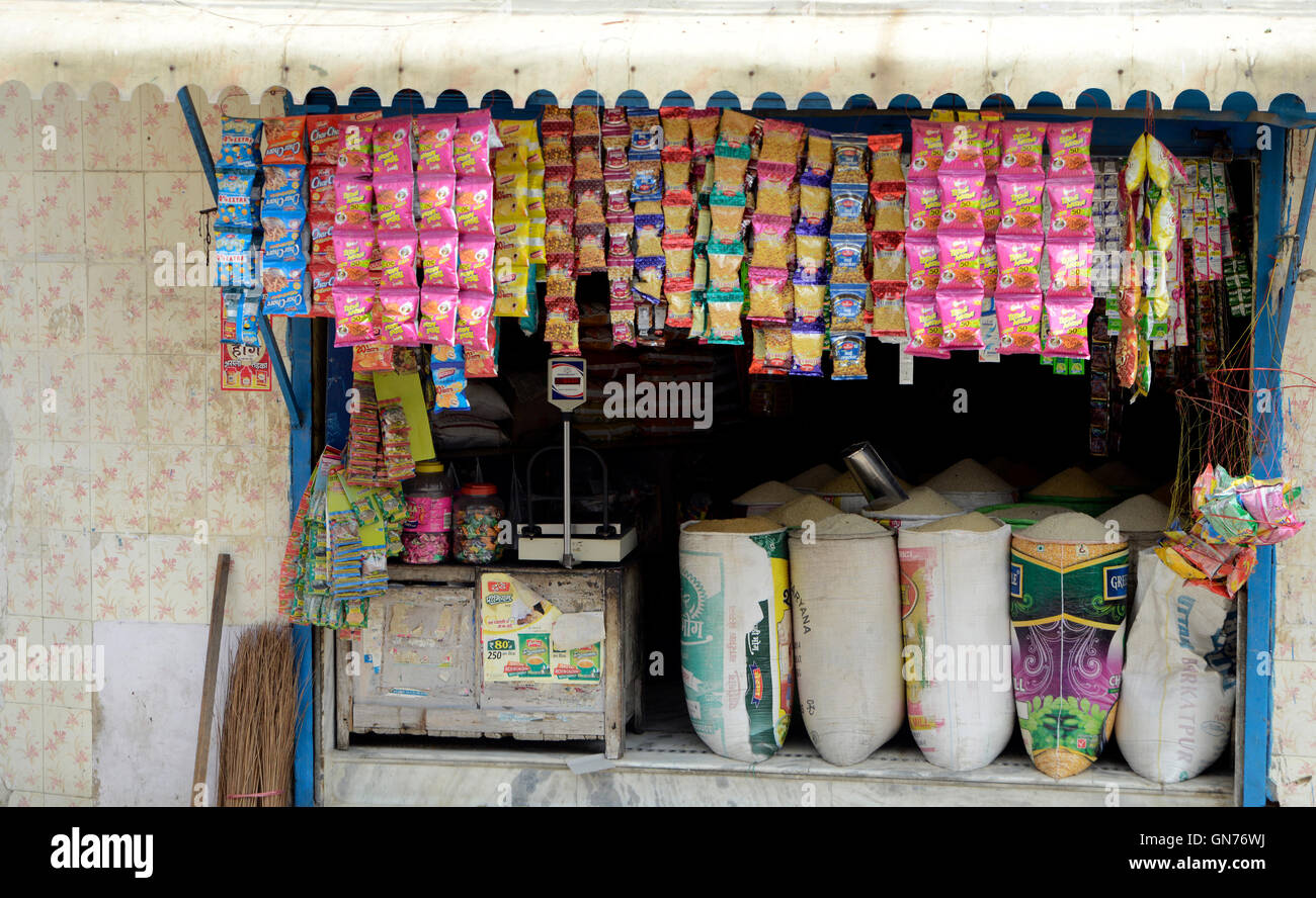 Indian Grocery shop Stock Photo - Alamy