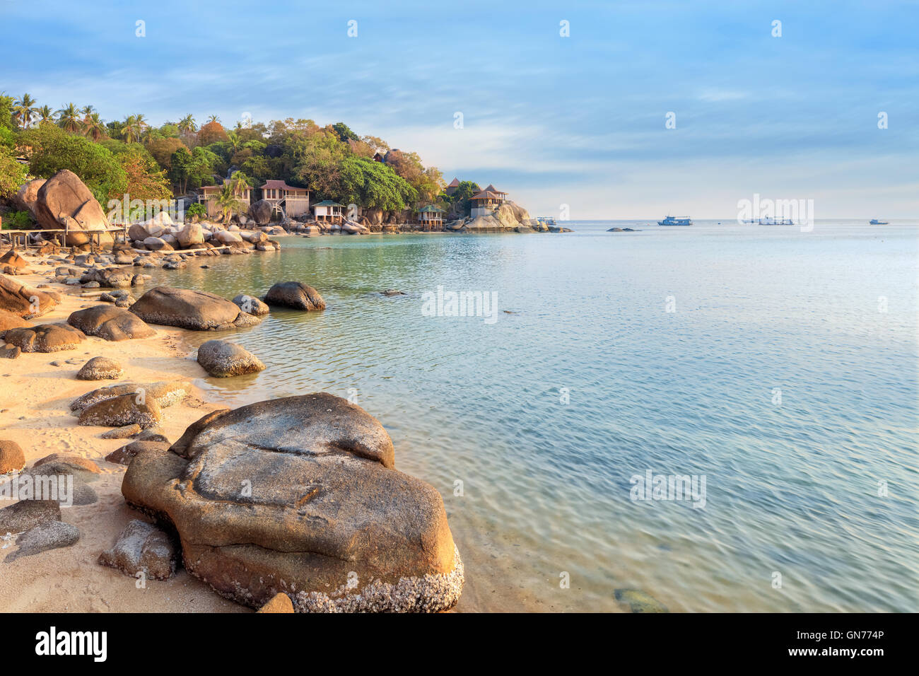 Asian tropical beach paradise in Thailand Stock Photo - Alamy