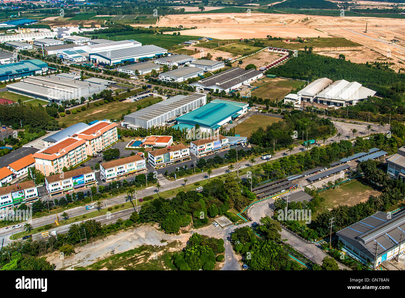 Residential area aerial hi-res stock photography and images - Alamy