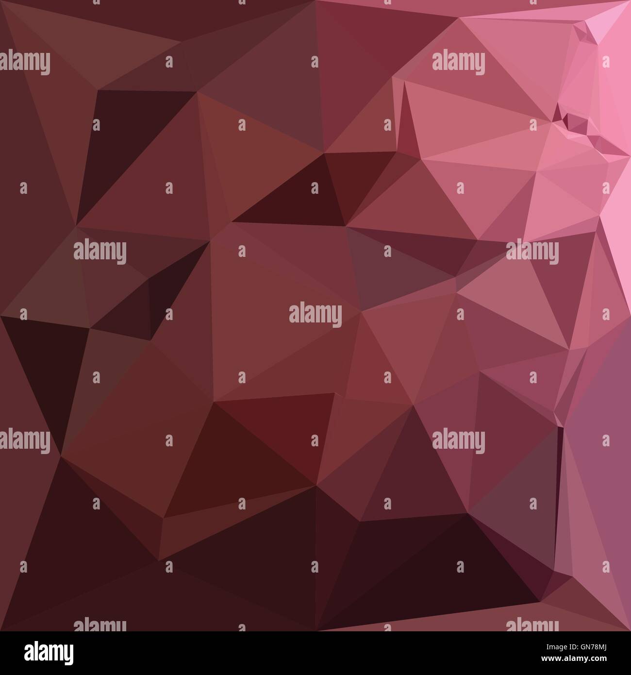 Low polygon style illustration of antique ruby abstract geometric ...