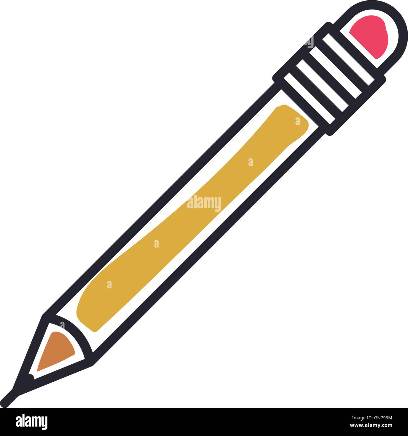 pencil tool office isolated icon Stock Vector Image & Art - Alamy