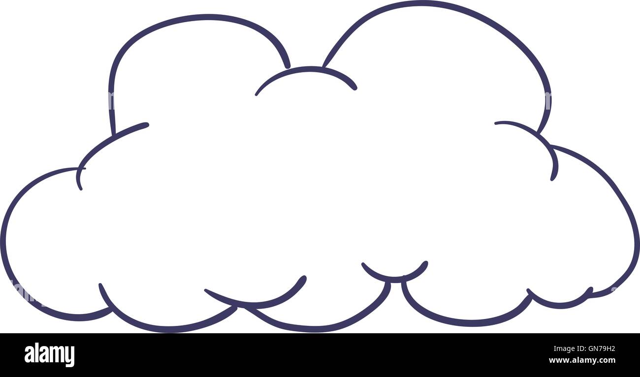 cloud single isolated icon Stock Vector Image & Art - Alamy