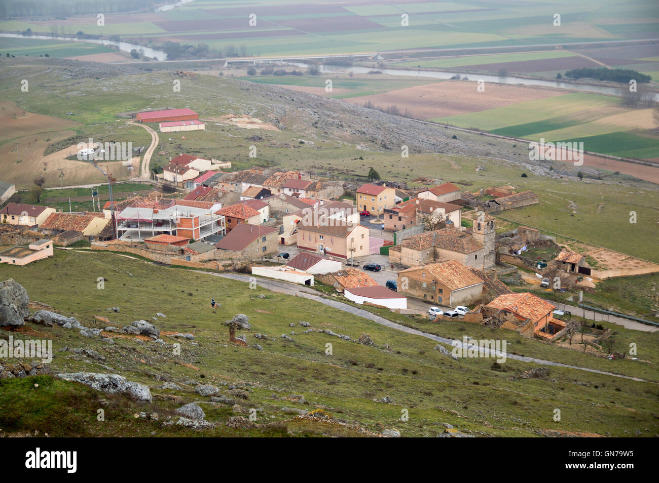 Gormaz from the Castle Stock Photo - Alamy
