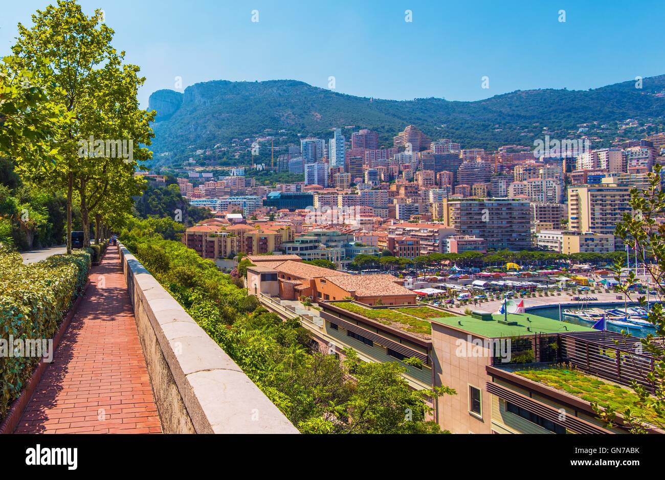 Monte Carlo Monaco Destination. Monte Carlo Summer Cityscape Scenery ...