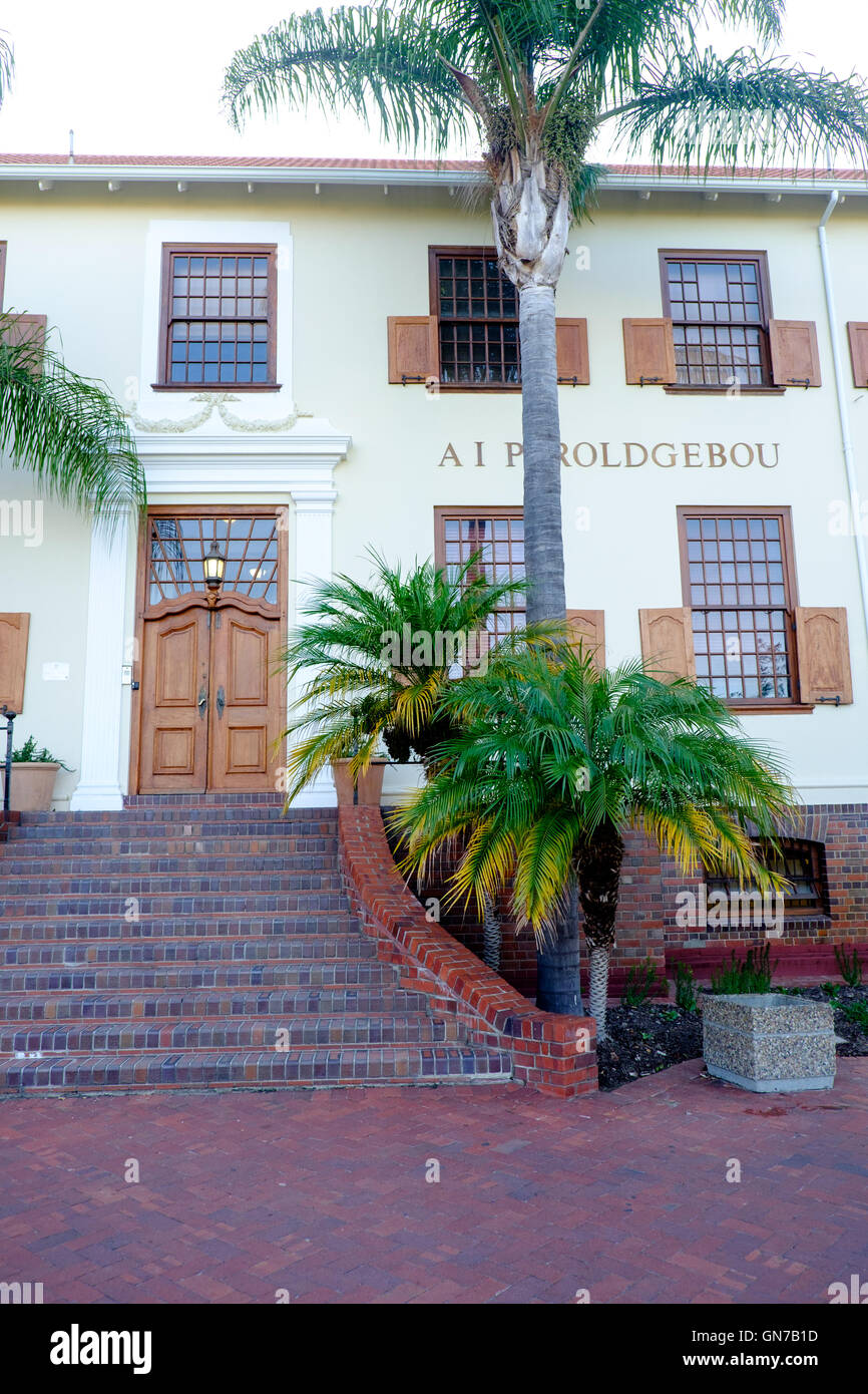 A. I. Perold building at Stellenbosch University, South Africa Stock ...