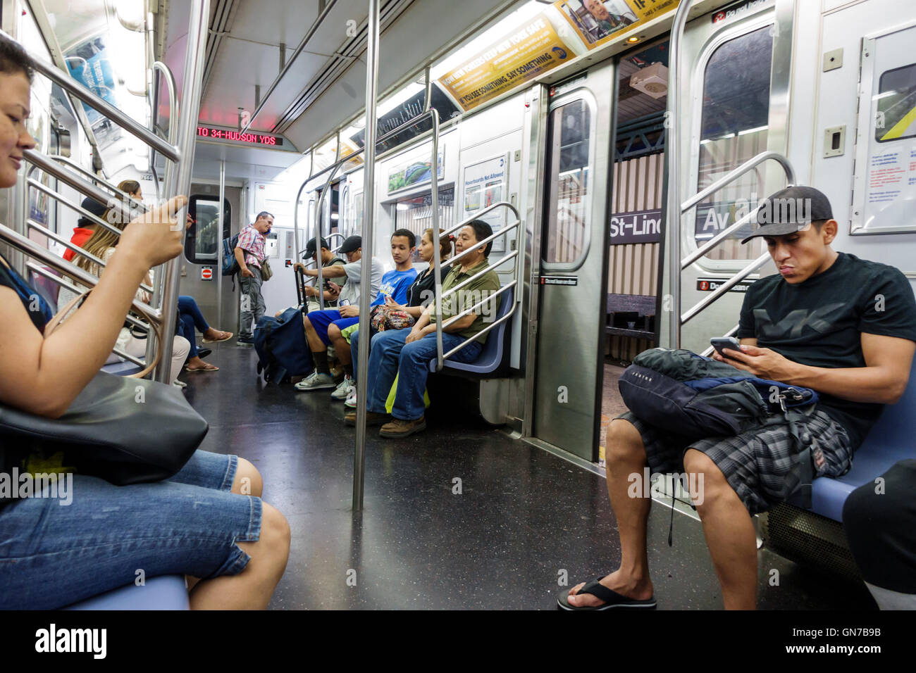 New York City,NY NYC,Queens,Subway,MTA,IRT Flushing Line,Line 7,public ...