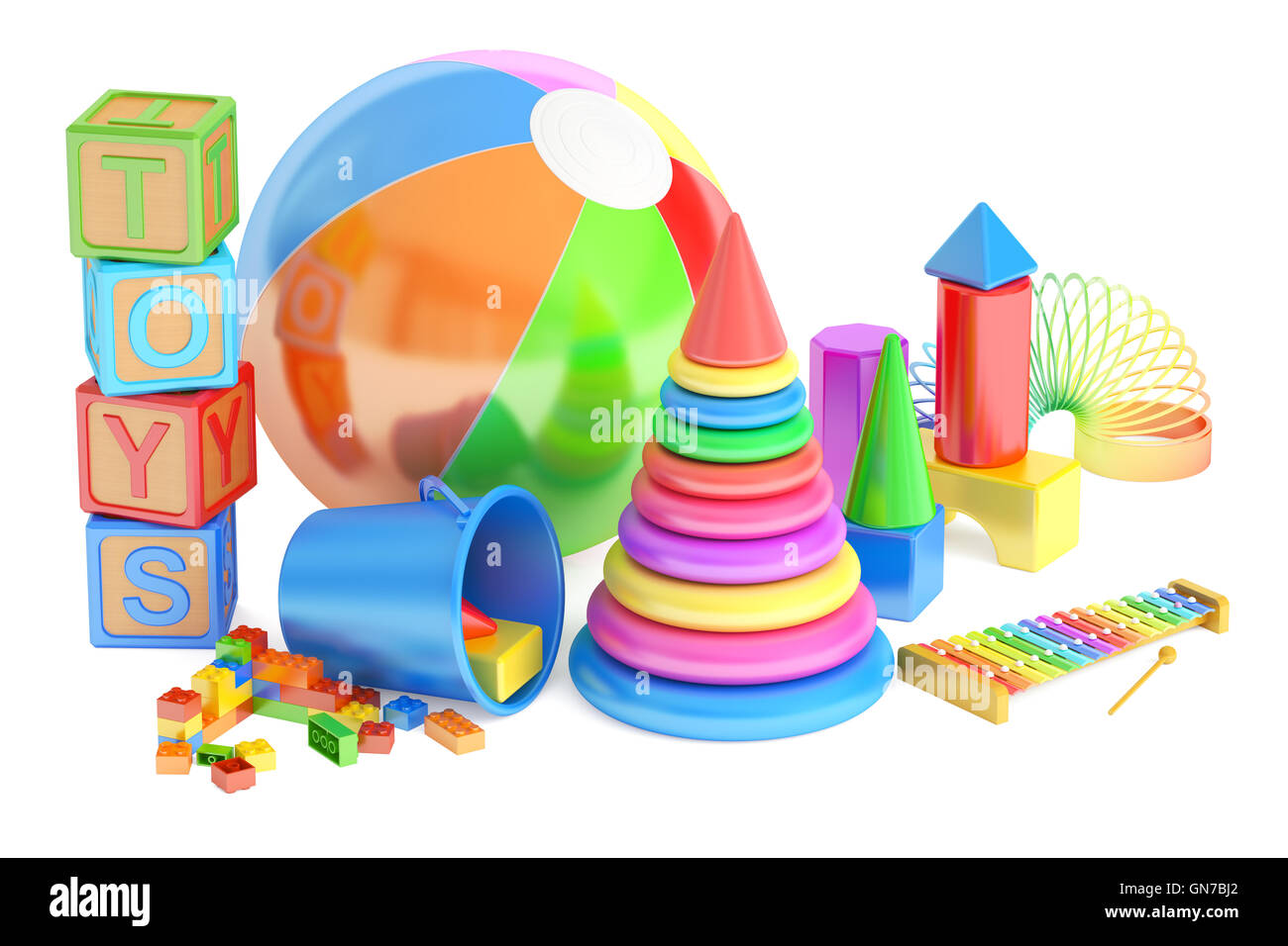 Pyramid bricks Cut Out Stock Images & Pictures - Alamy