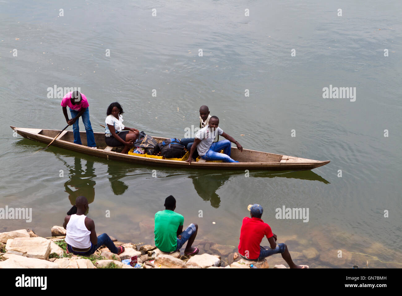 Kwanza river, Muxima Angola Stock Photo - Alamy