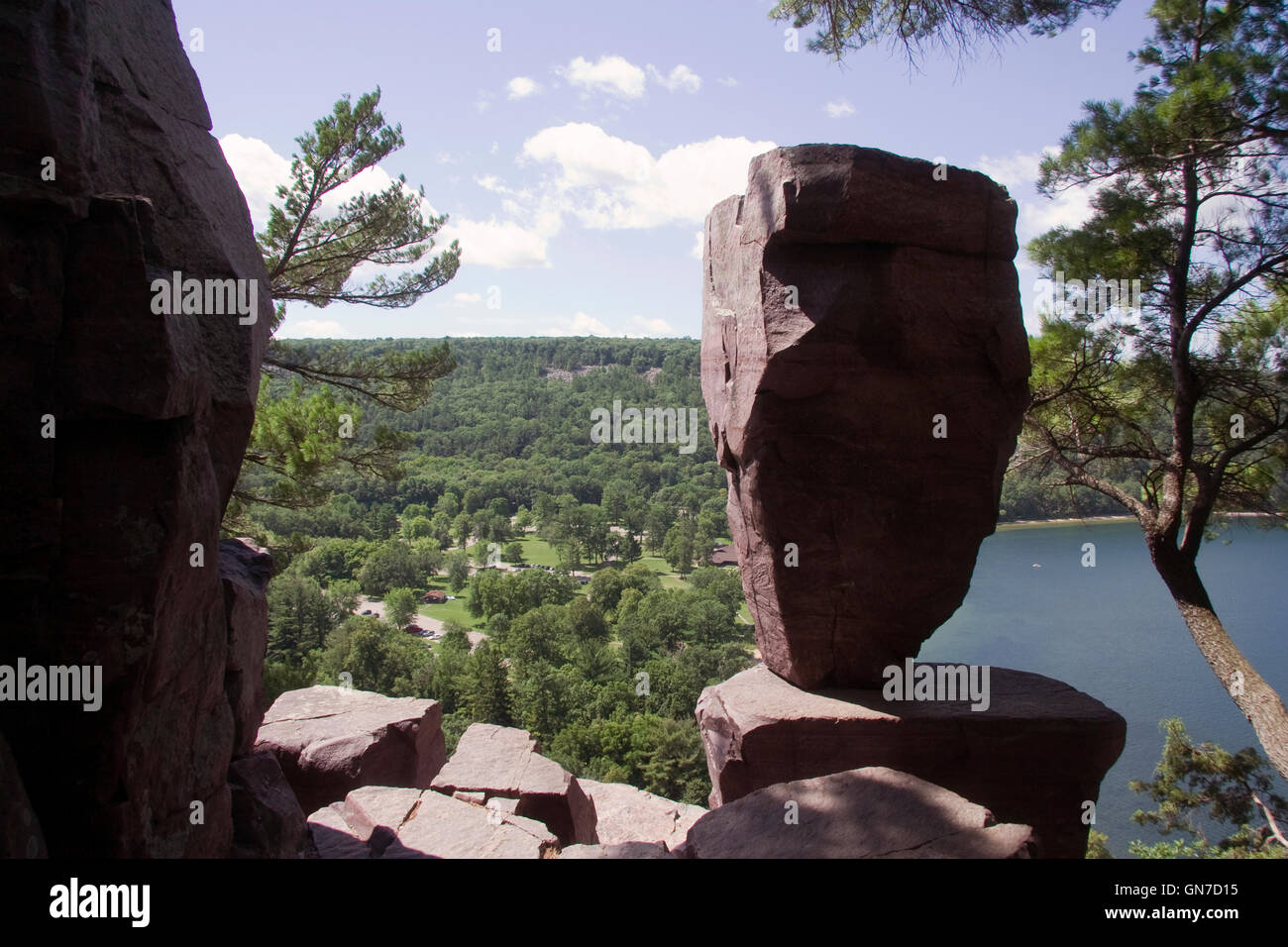 Devil's Lake State Park Stock Photo - Alamy