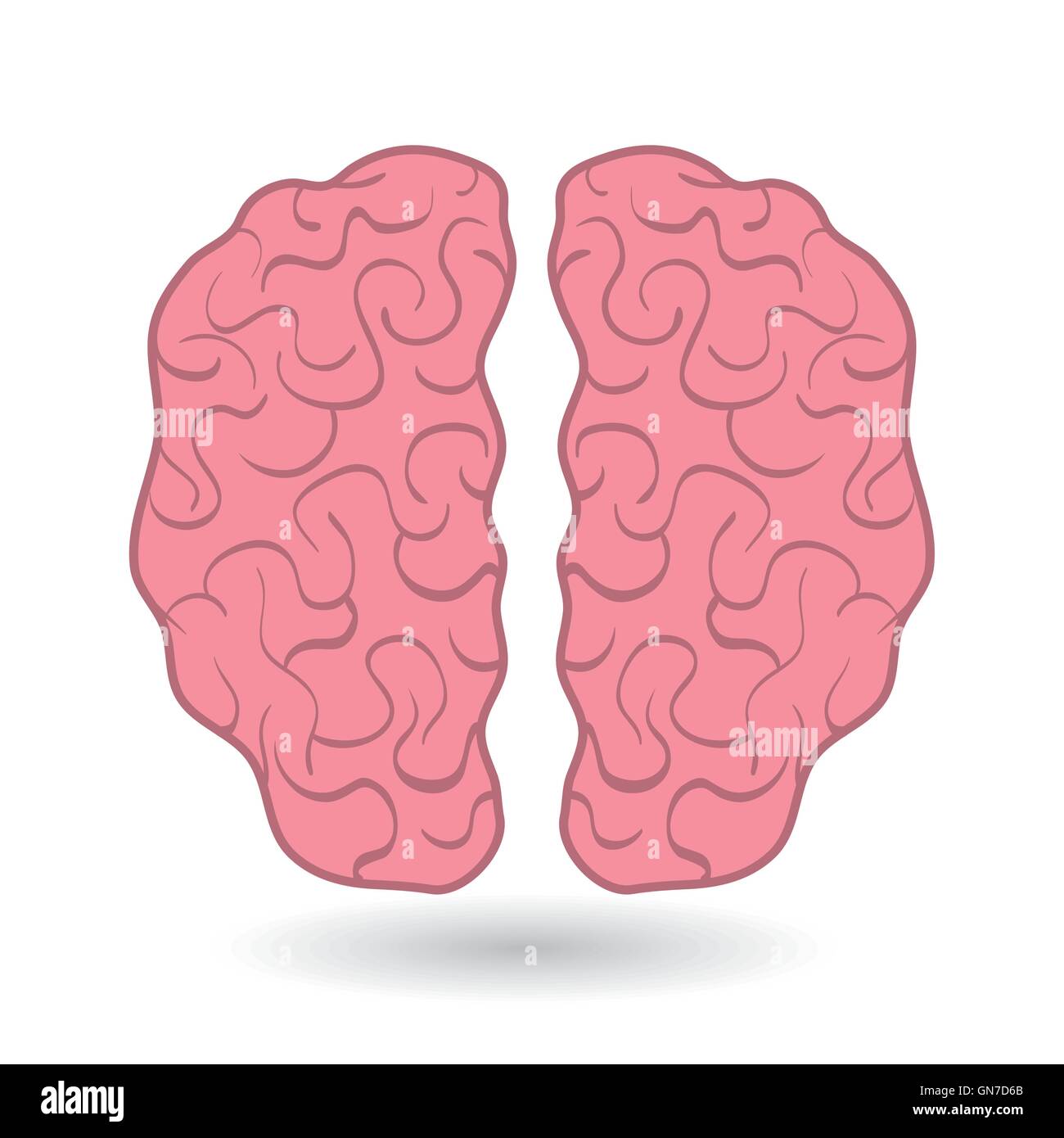 Human brain left hemisphere icon hi-res stock photography and images ...