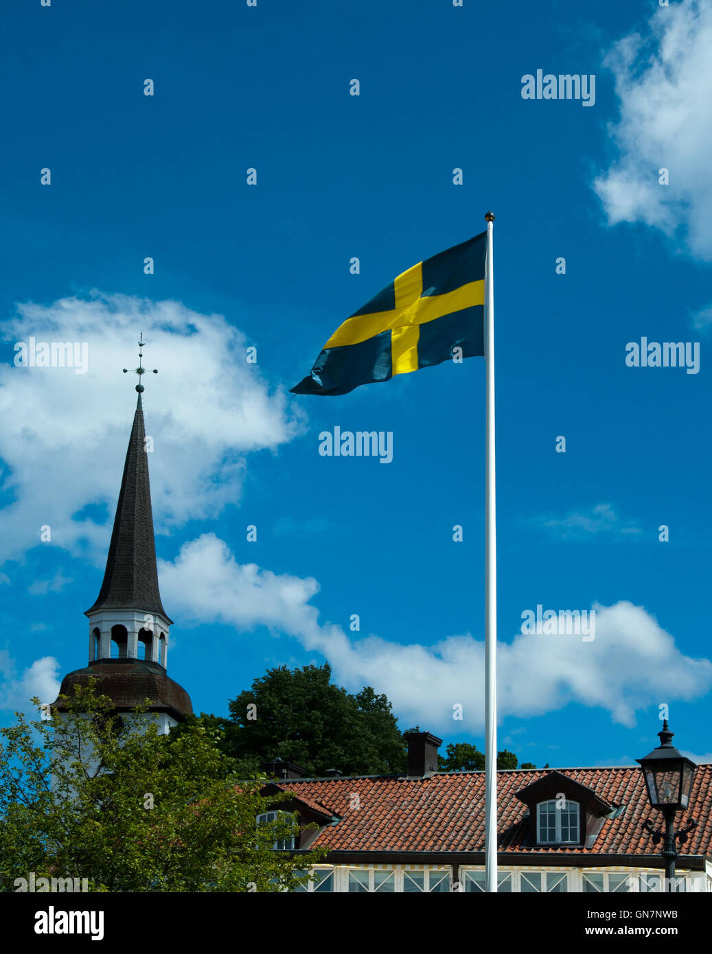 Sweden flag banner Stock Photo - Alamy