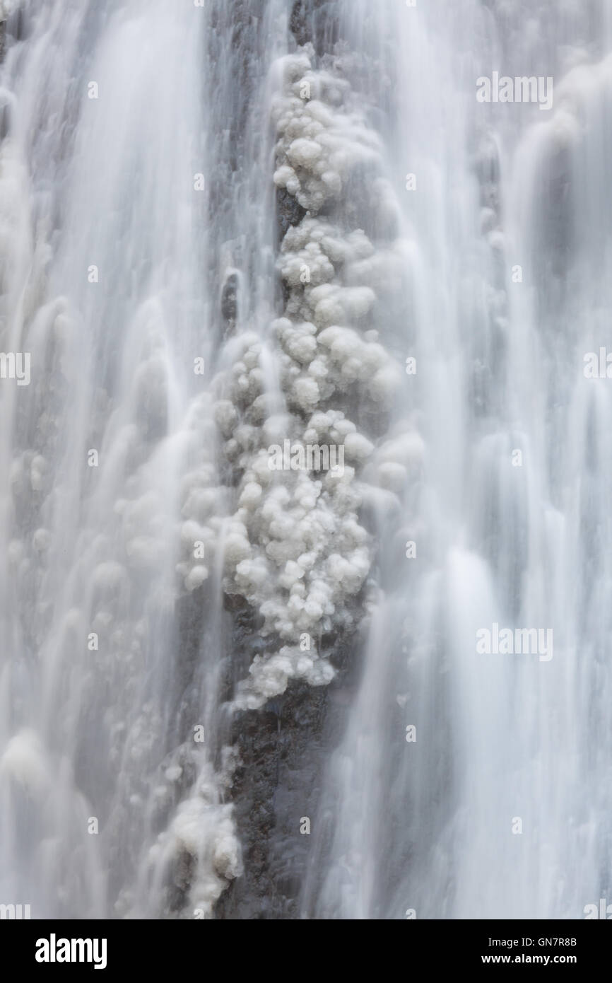 Snow at Fukuroda Falls Waterfall in Ibaraki Japan Winter Stock Photo ...