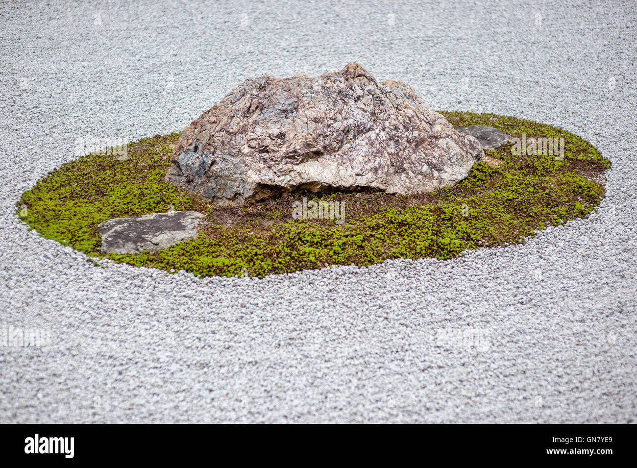 Japanese Rock Garden Stock Photo - Alamy
